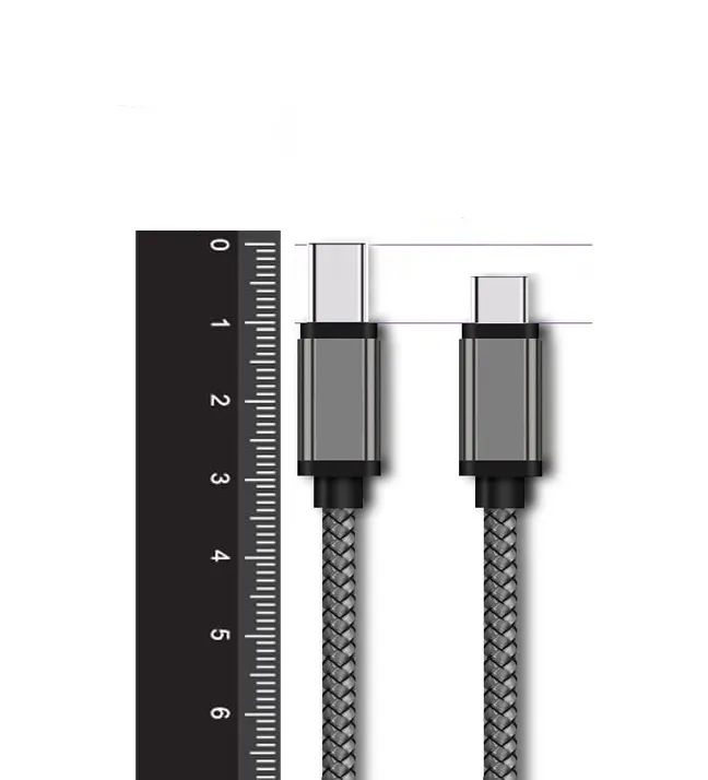 Кабель USB Type-C (удлинённый разъём 10мм) для смартфонов с усиленным корпусом