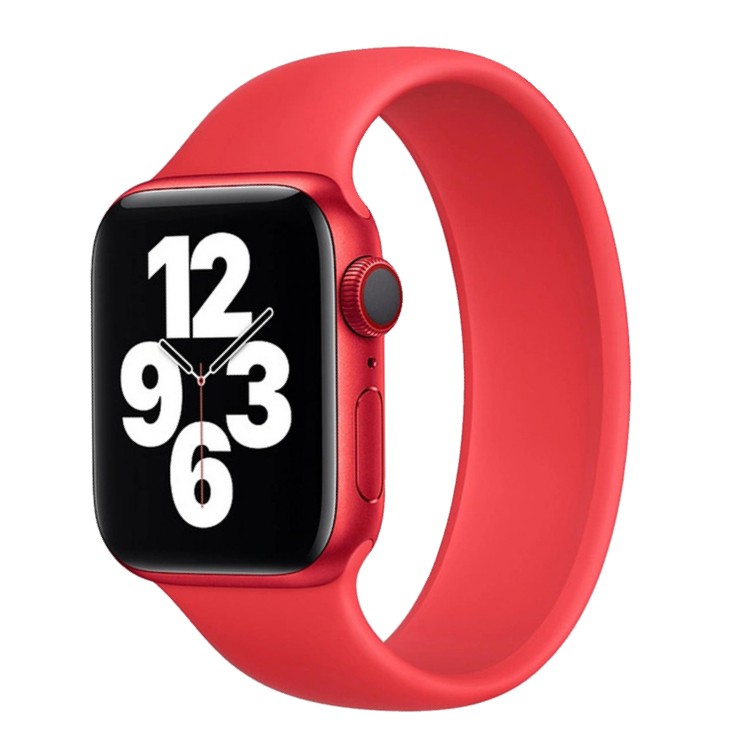 Ремешок для Apple Watch 42/44 mm Sport Band (размер S/150 мм) <красный>