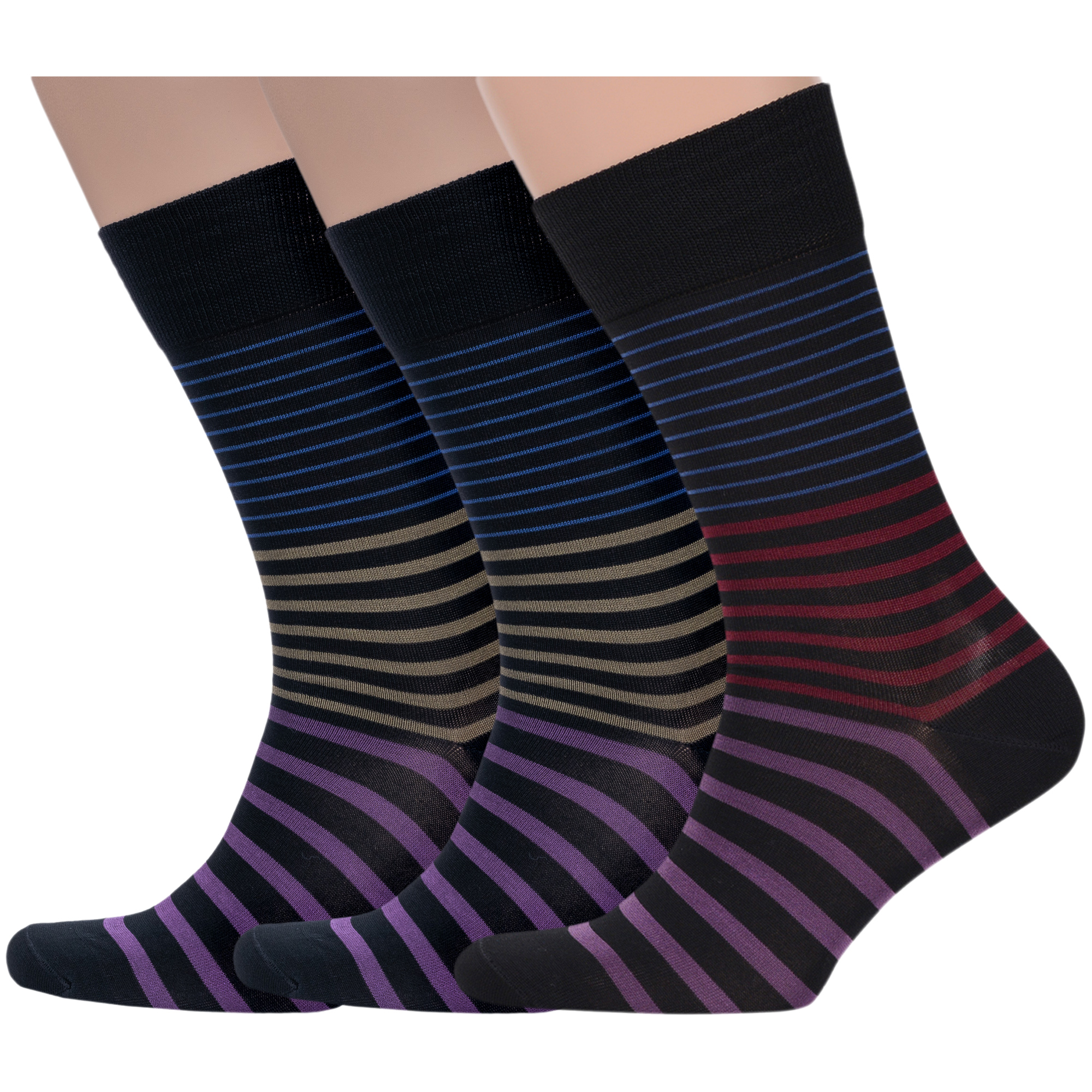 Комплект носков мужских Sergio di Calze 3-15SC15 разноцветных 25