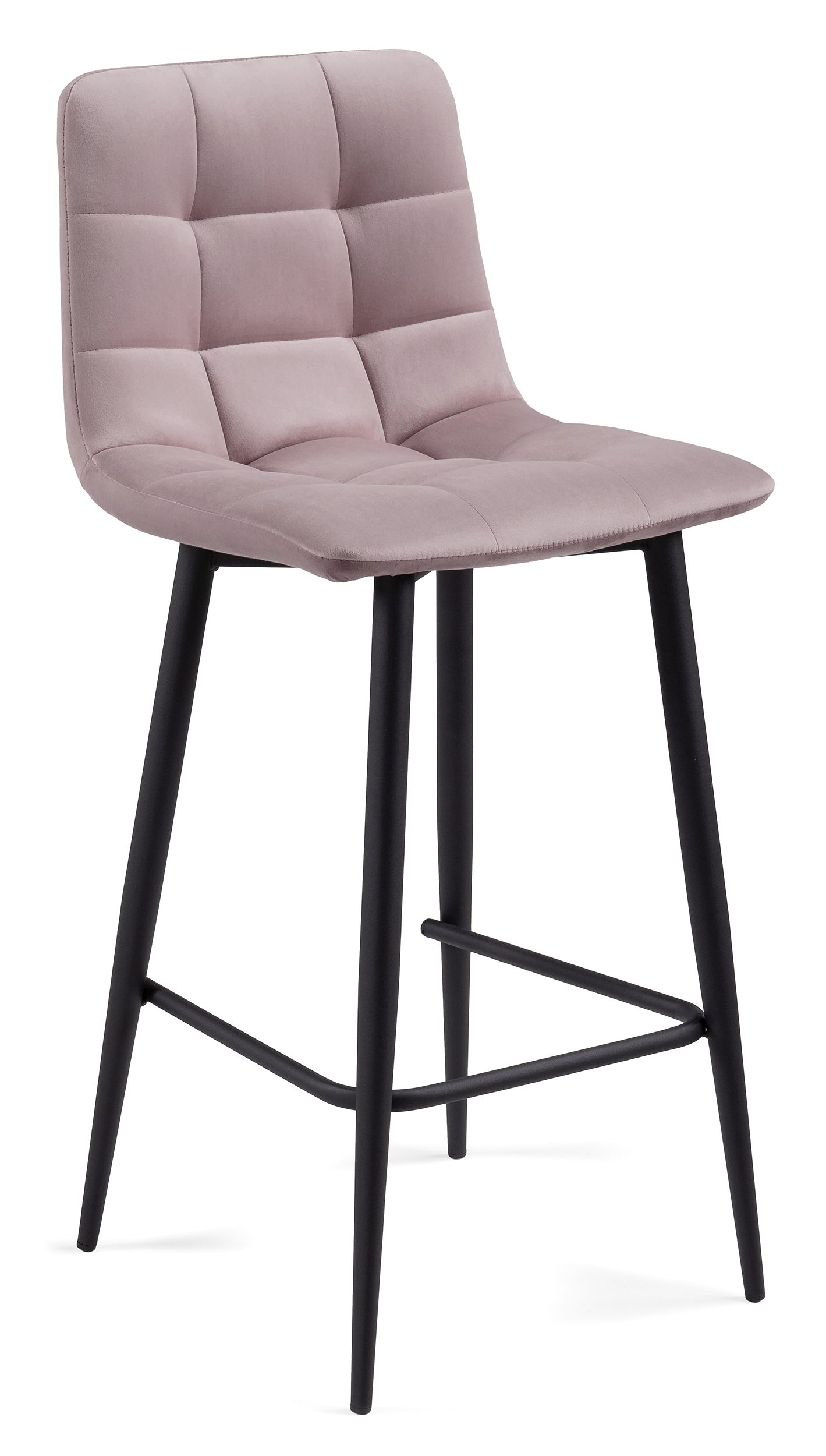 Полубарный стул Мебельные решения Чилли К, розовый/черный
