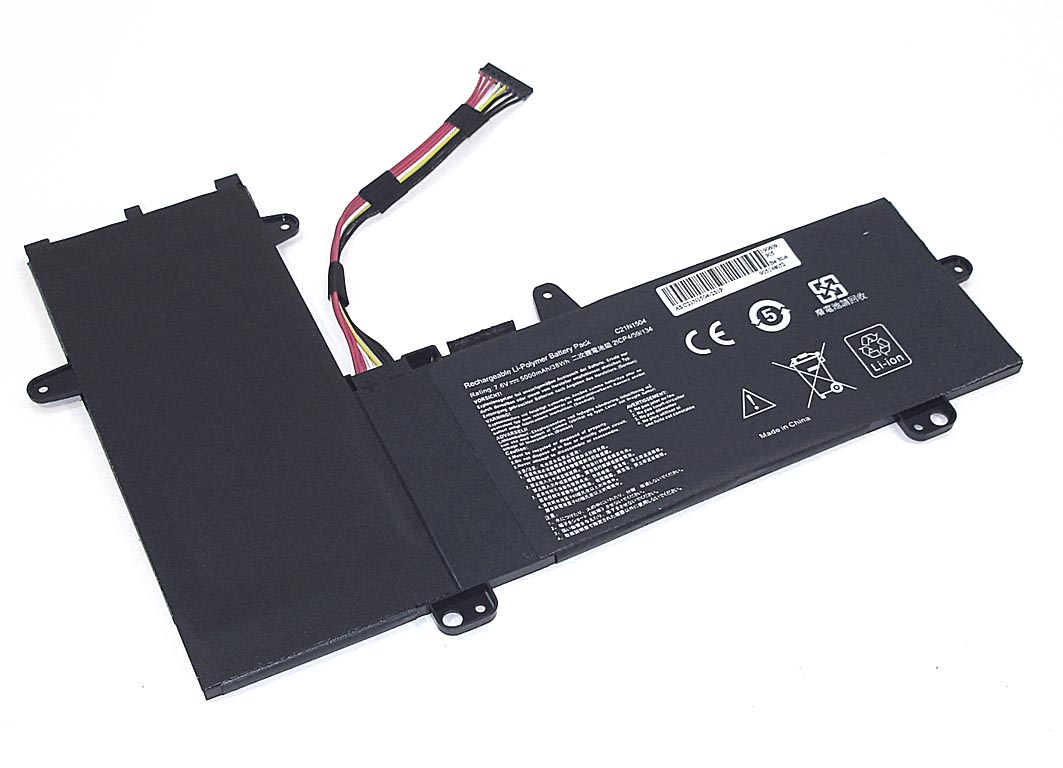 Аккумулятор для ноутбука Asus E205SA C21N1504-2S1P 7.6V 38Wh OEM Black