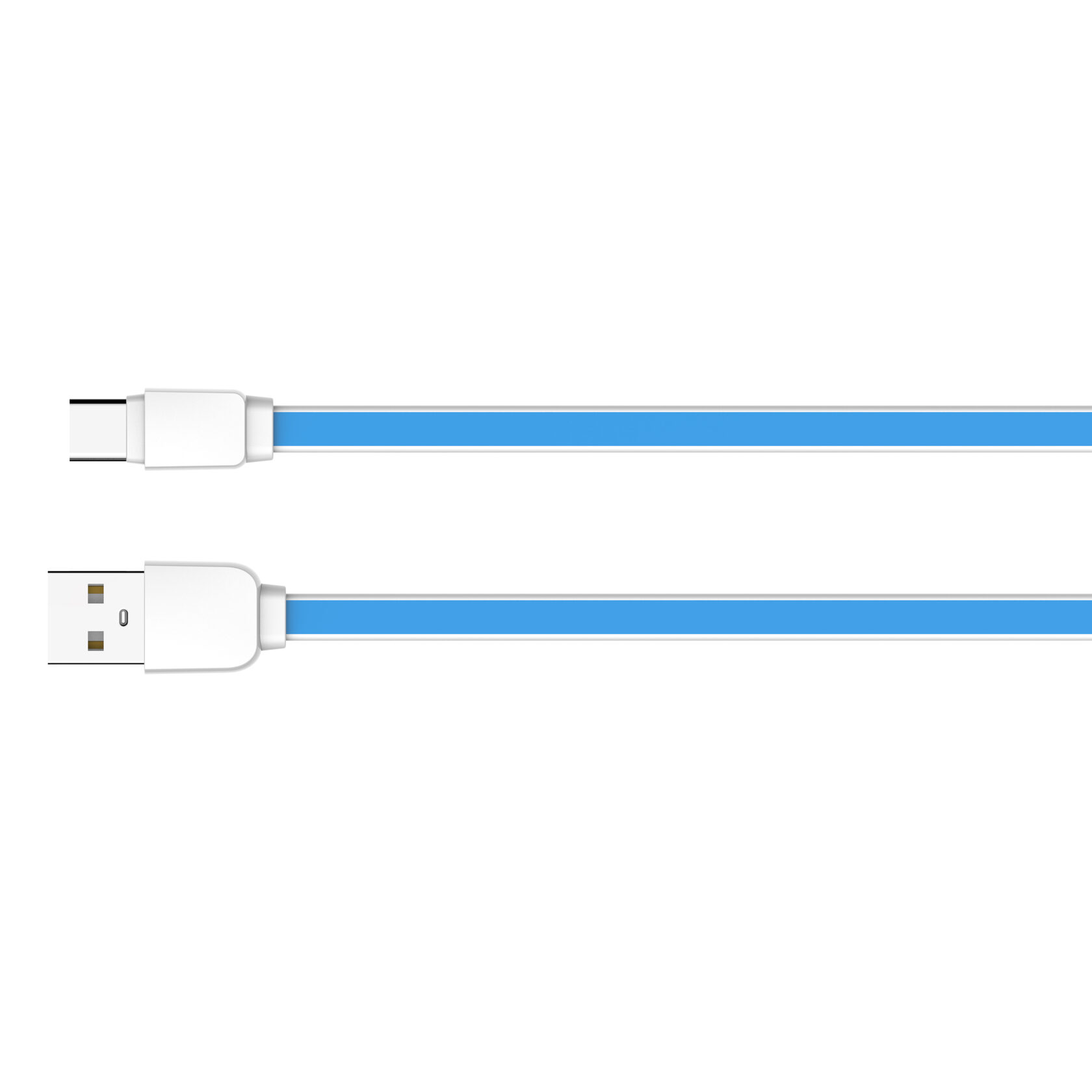 LDNIO XS-07/ USB кабель Type-C/ 1m/ 2.1A/ медь: 60 жил/ Blue