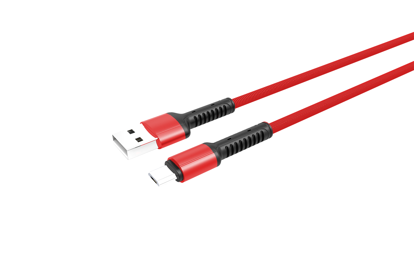 LDNIO LS63/ USB кабель Micro/ 1m/ 2.4A/ медь: 86 жил/ Red