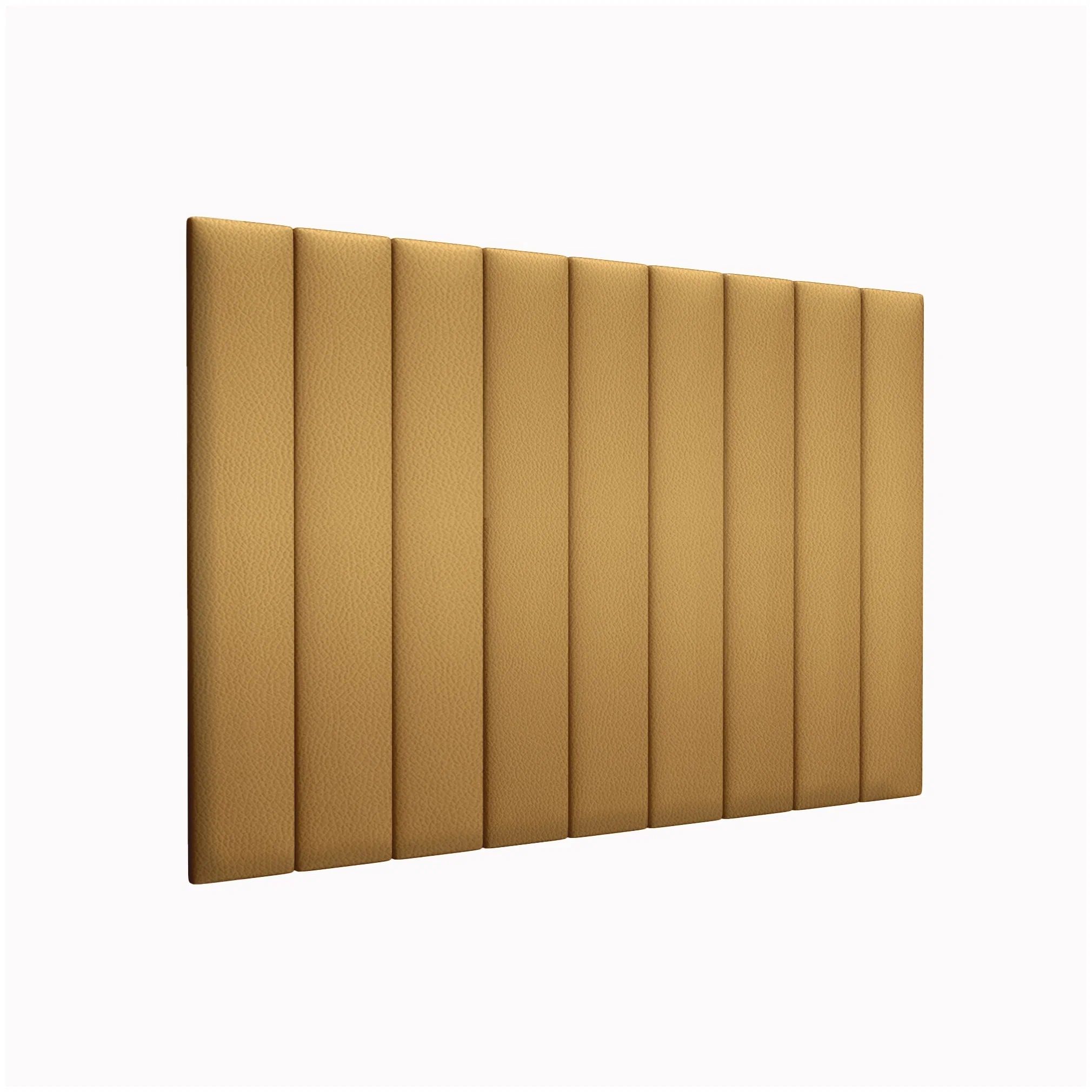 Панель кровати Eco Leather Gold 15х90 см 4 шт.