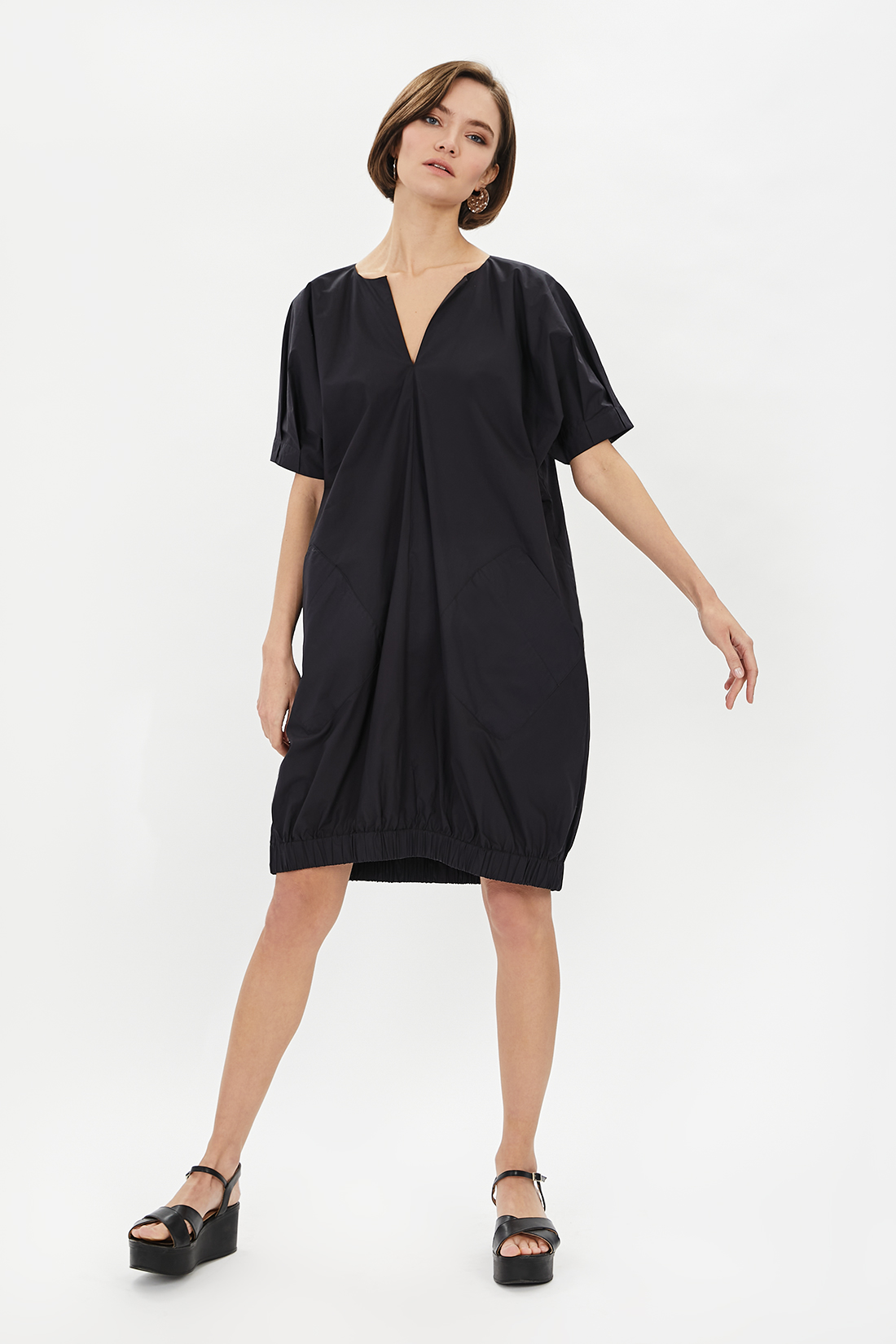 Платье женское Baon B451062 черное XS