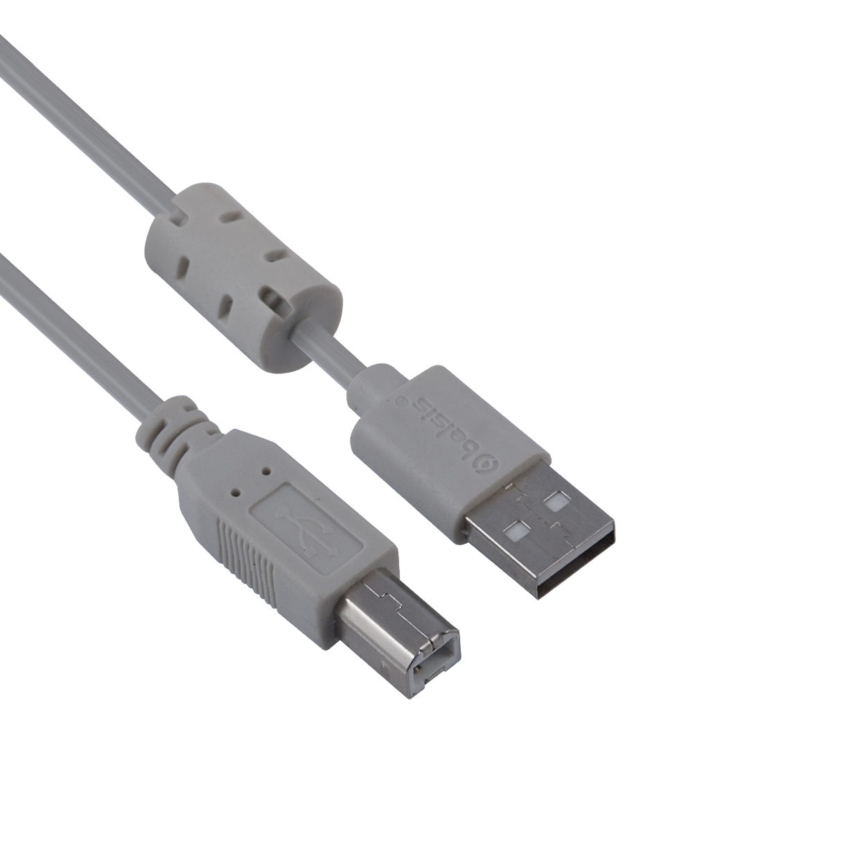 Мультимедийный кабель для принтера USB2.0 A вилка-USB B вилка c ф/фильтром, 1.8 м.,BW1411
