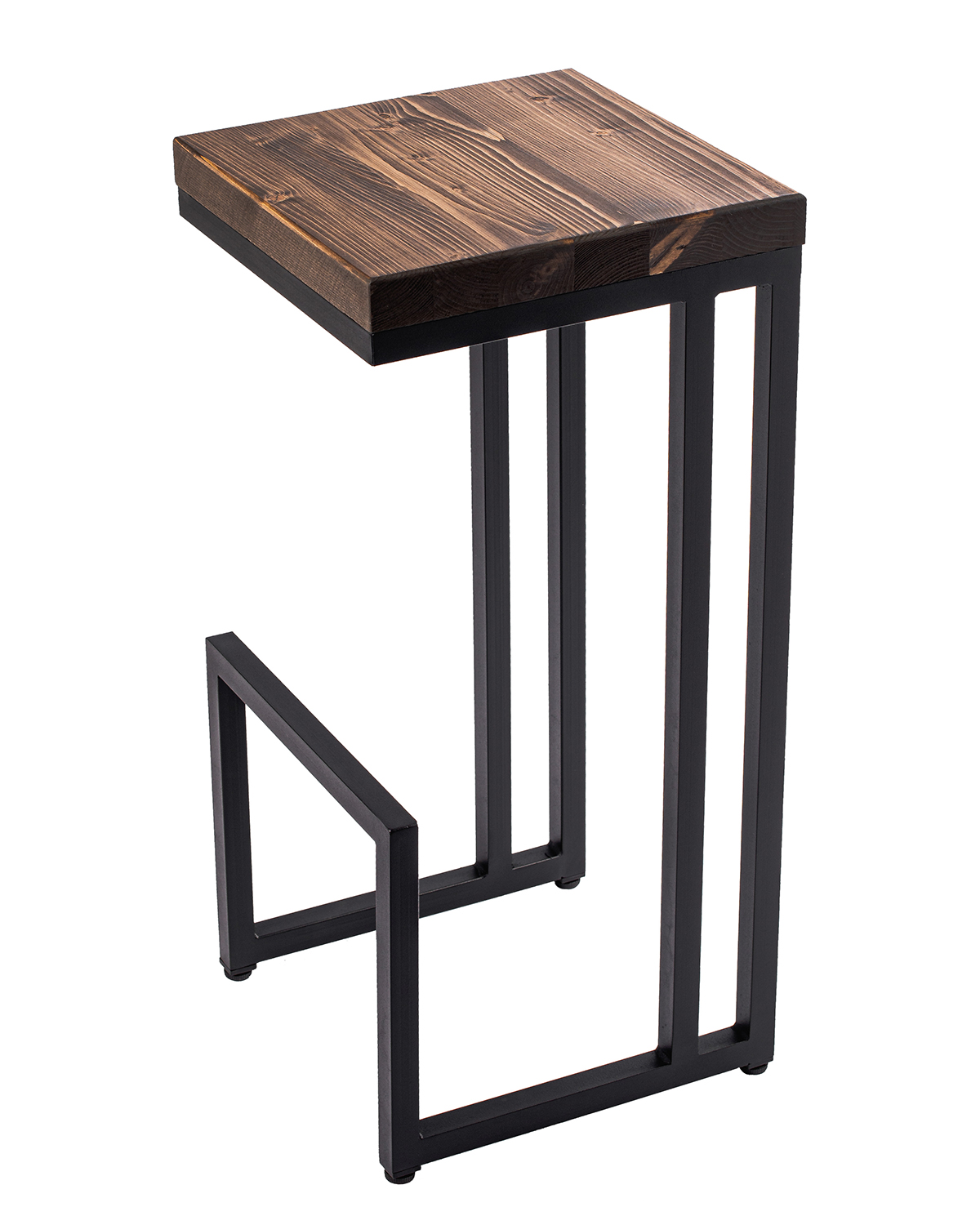 Барный стул ilwi MBL-P-SL-C-1-W/1/2 лофт квадратный высокий для кухни и бара