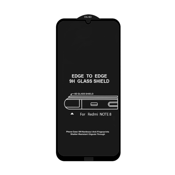 Защитное стекло Xiaomi Note 8 6D