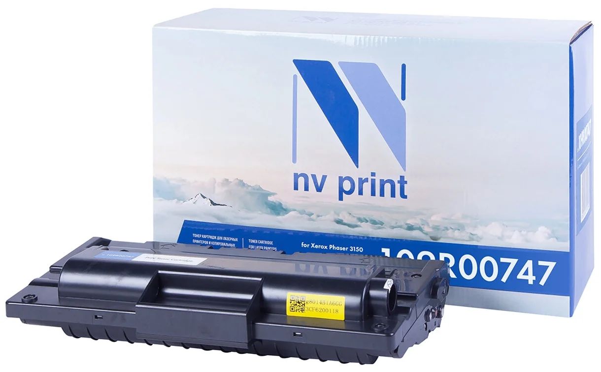 Тонер-картридж для лазерного принтера NV Print (109R00747) черный, совместимый