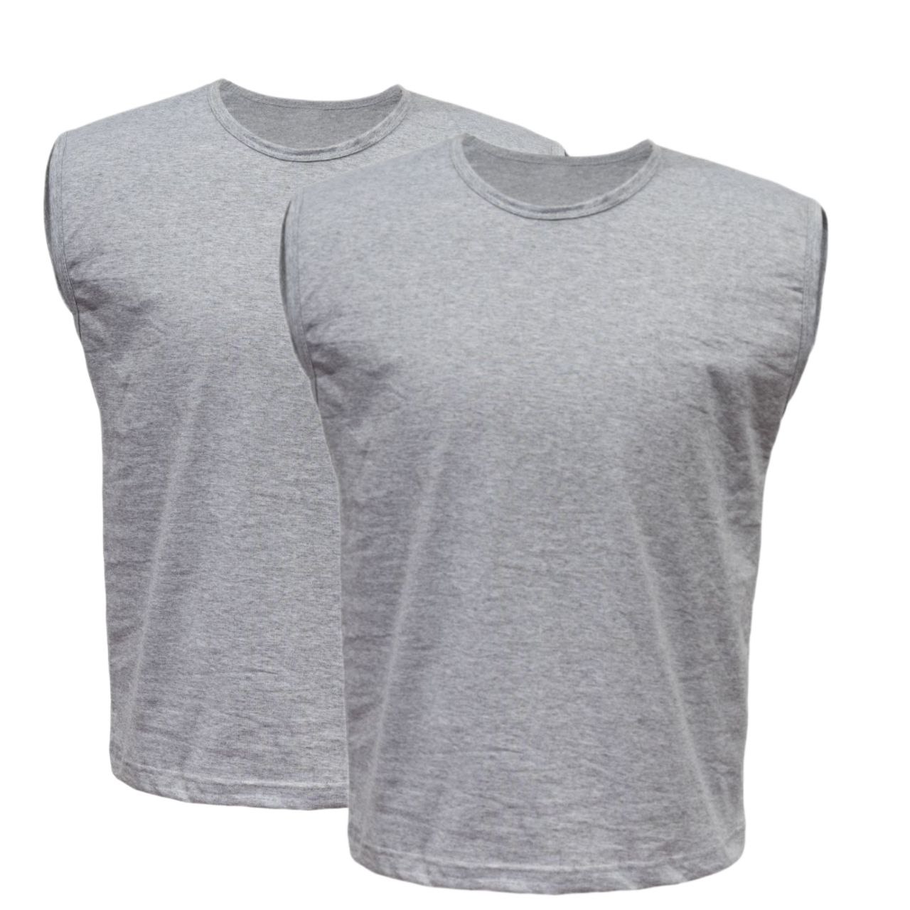 Комплект футболок мужских Монотекс 18 серых 52 RU