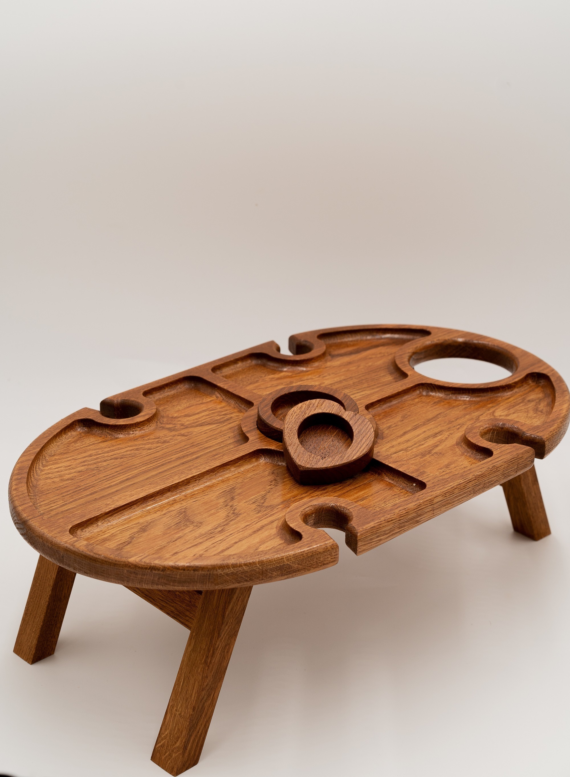 Винный столик-поднос Woodtut Каноэ 2