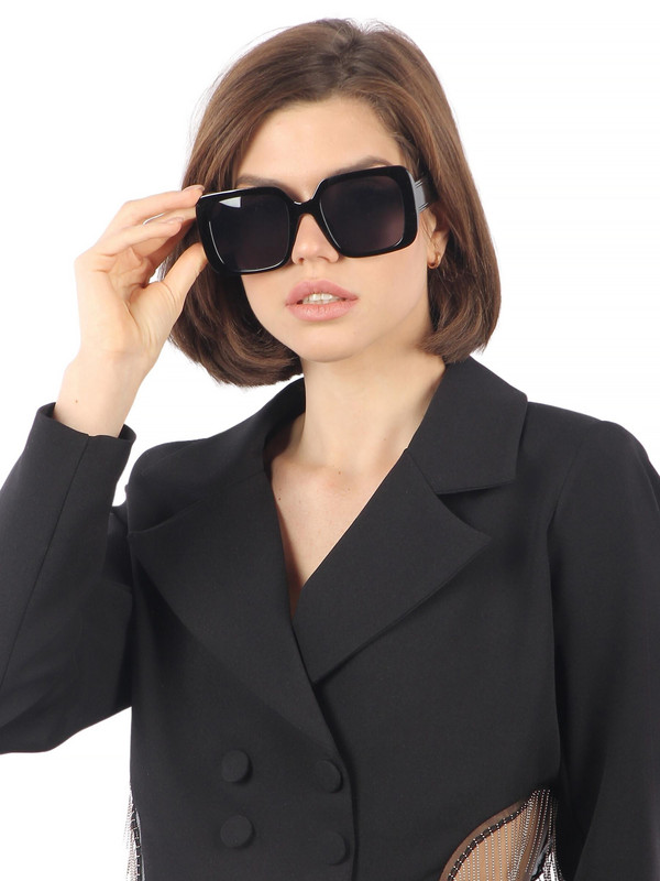 Солнцезащитные очки женские Pretty Mania DD061 черные