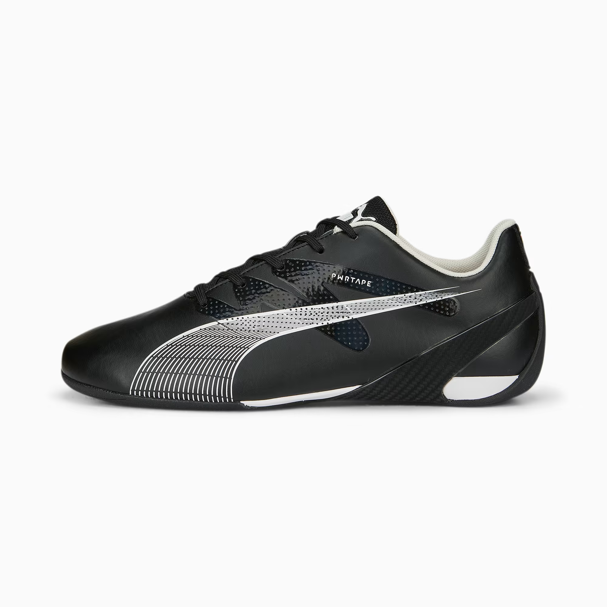 Кроссовки Puma Ferrari Carbon Cat Black-White 46, 30754601, для мужчин