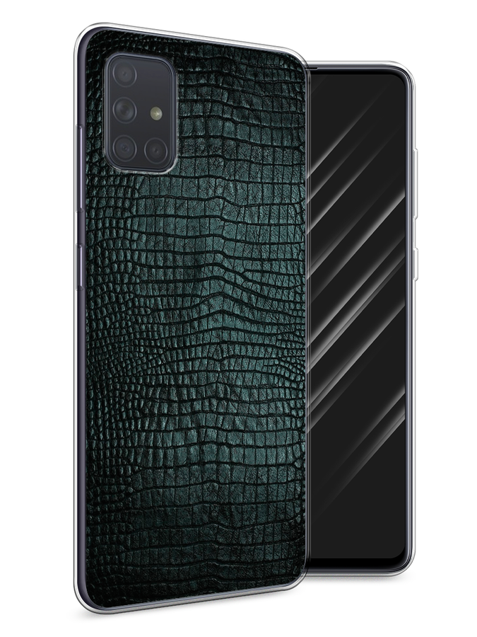 Чехол Awog на Samsung Galaxy A71 4G "Черная змея"