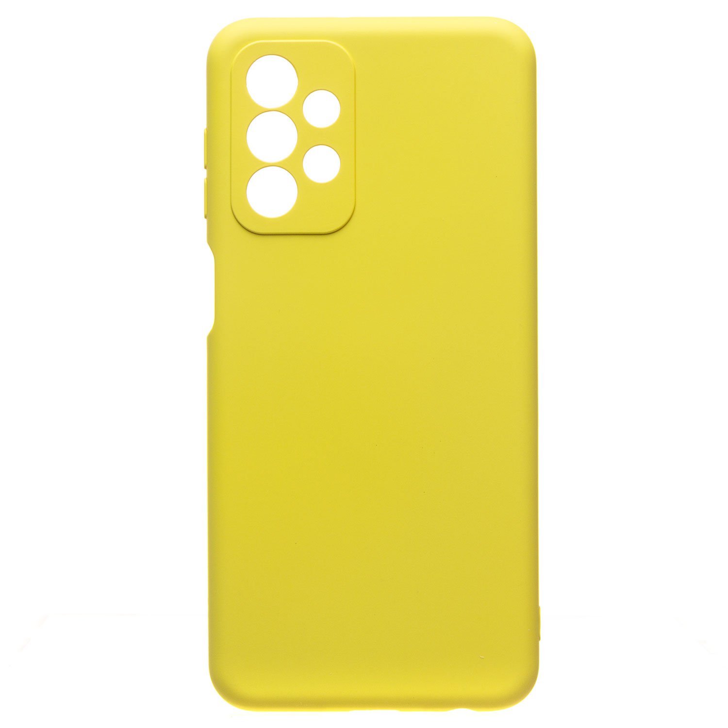 Чехол Samsung SM-A235F (Galaxy A23) силиконовый Soft Touch 4 <желтый>