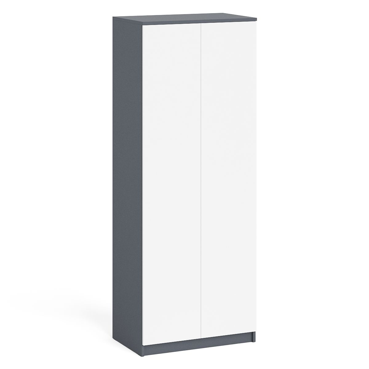 Шкаф двухдверный СВК Мори МШ800.1 графит/белый, 80,4х50,4х209,6 см