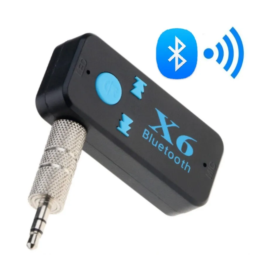 Bluetooth адаптер QVATRA X-6 черный (QVMUS-BT-X6)