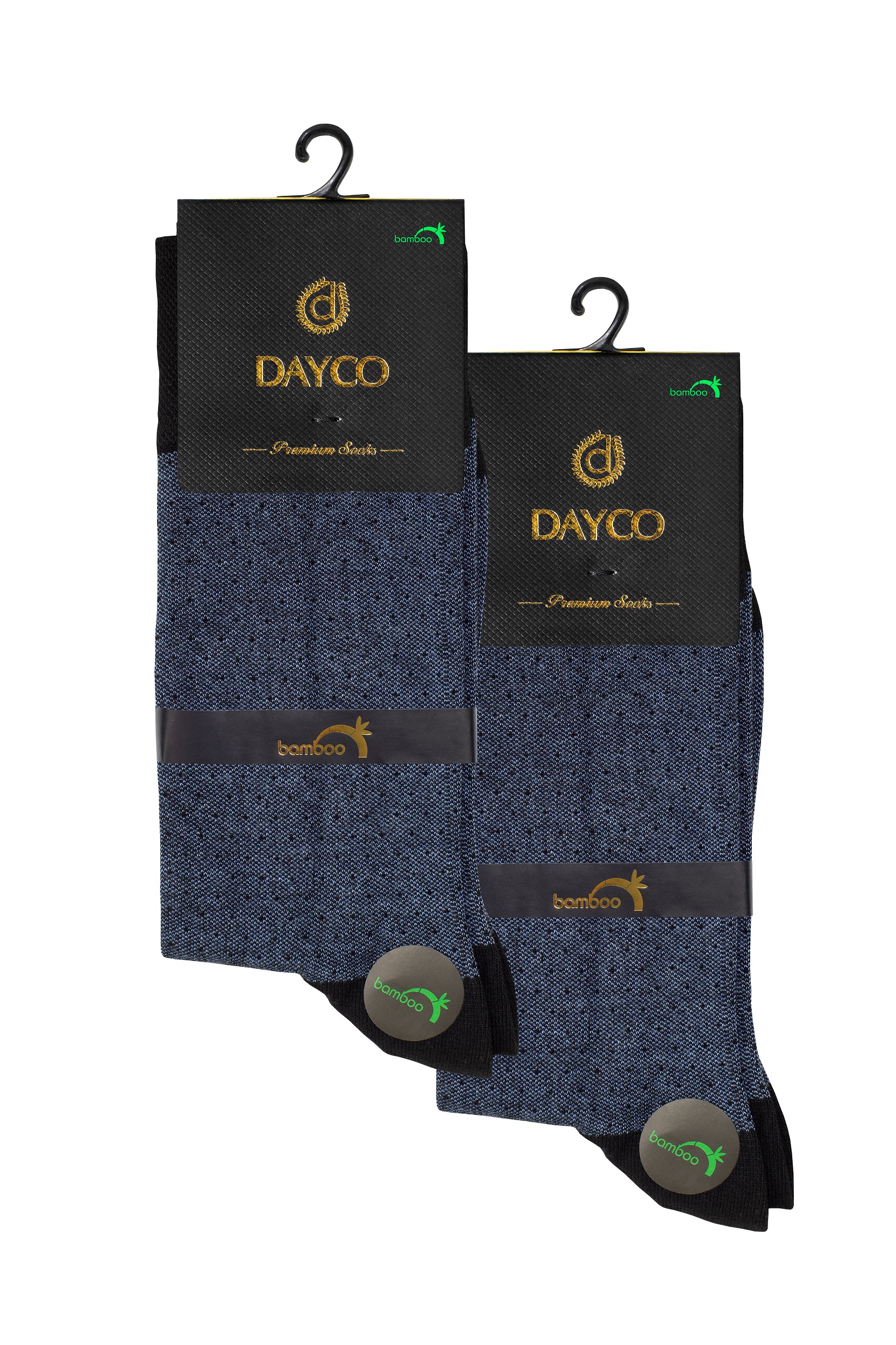 Комплект носков мужских DAYCO из бамбука теплые синий 41-45, 2 пары