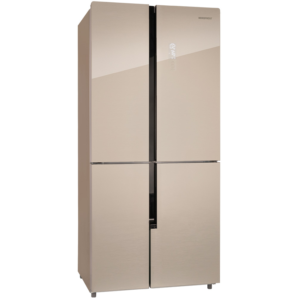 Холодильник NordFrost RFQ 510 NFGY бежевый