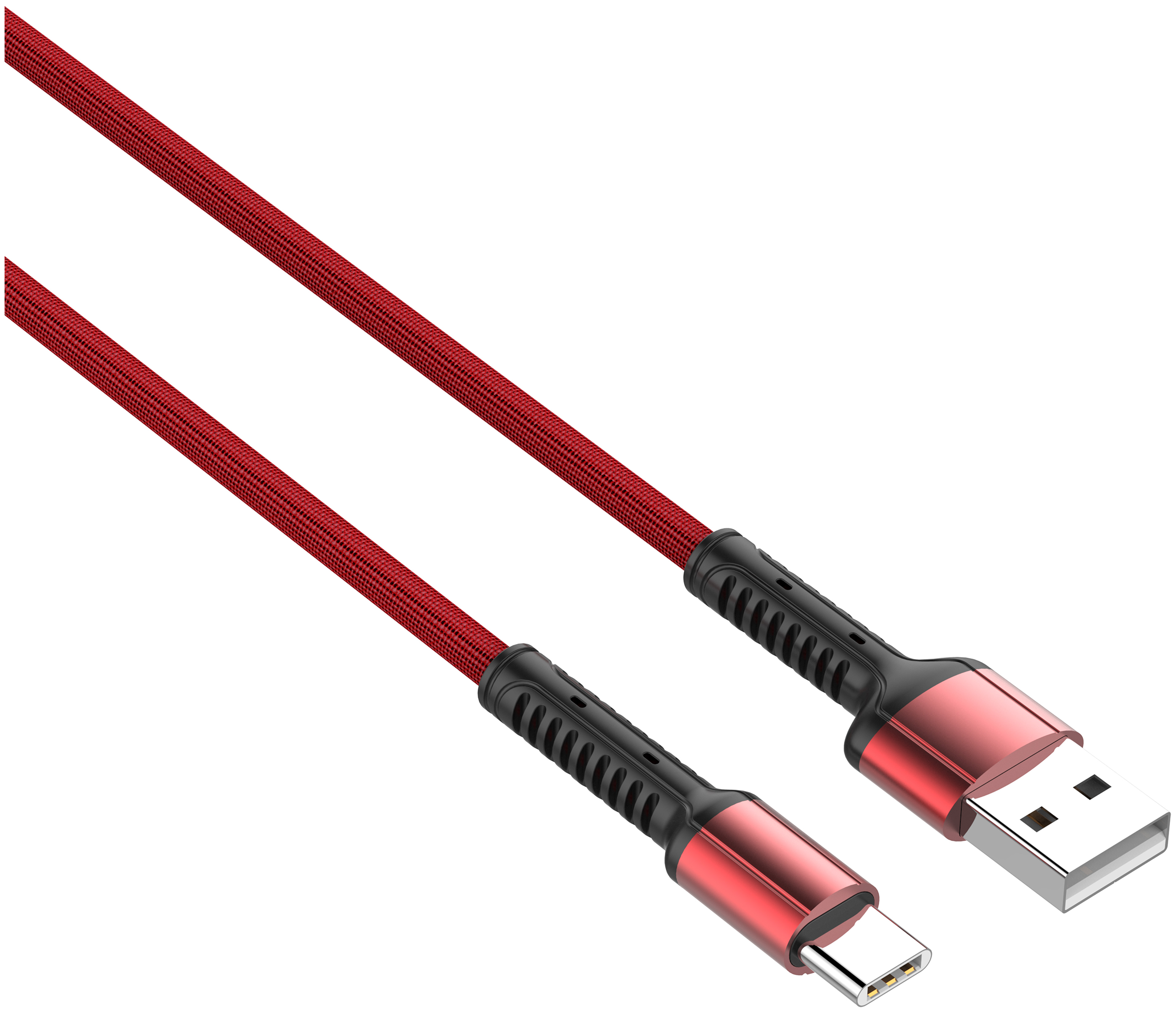 LDNIO LS64/ USB кабель Type-C/ 2m/ 2.4A/ медь: 120 жил/ Red