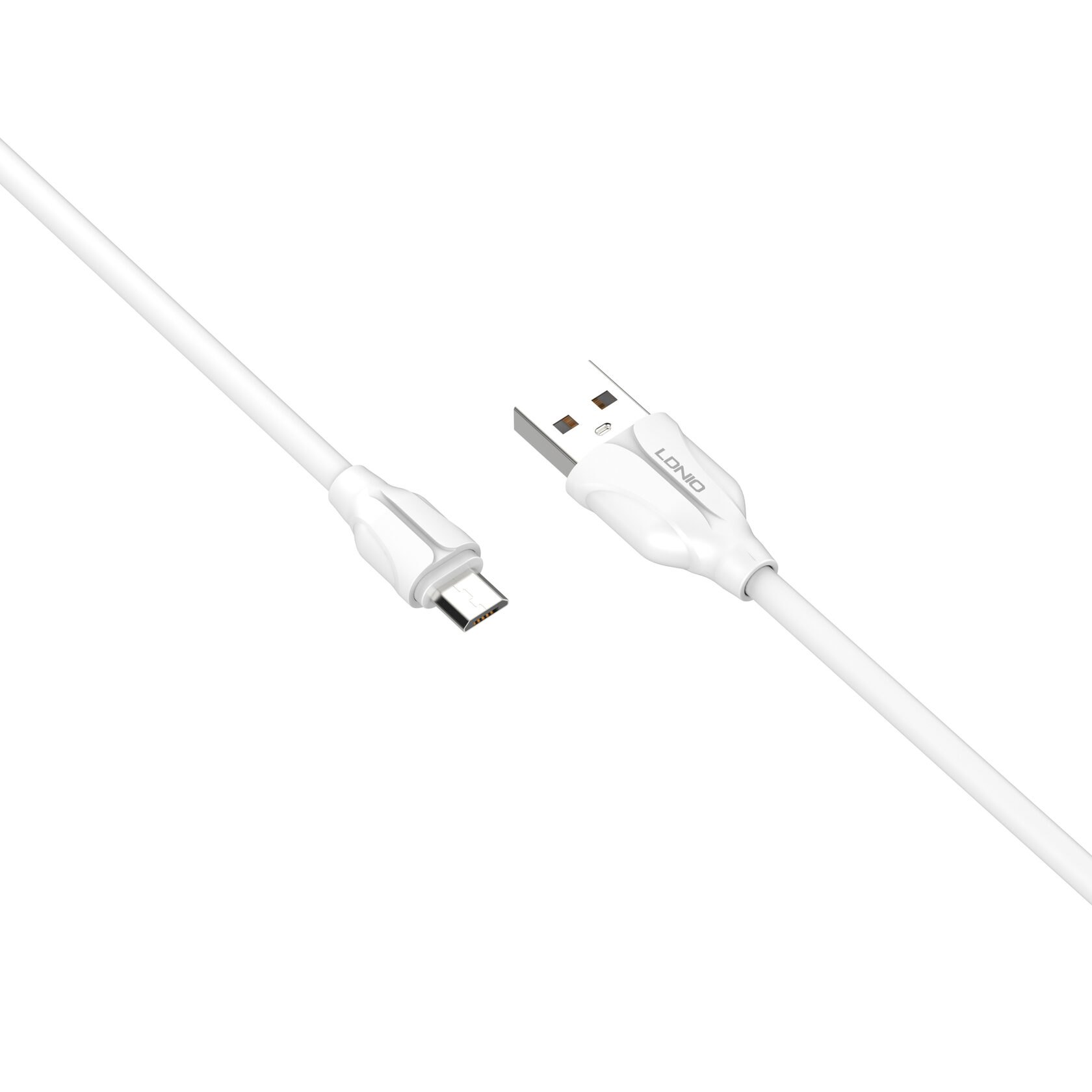 LDNIO LS361/ USB кабель Micro/ 1m/ 2.4A/ медь: 86 жил/ White