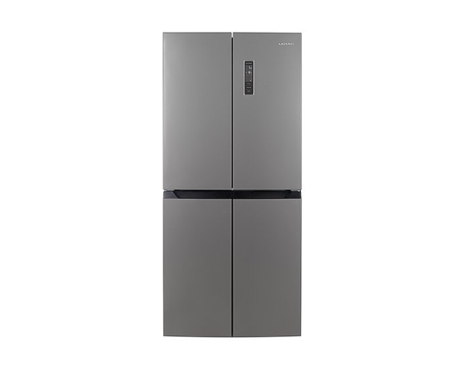 Холодильник Leran RMD 525 IX NF серебристый