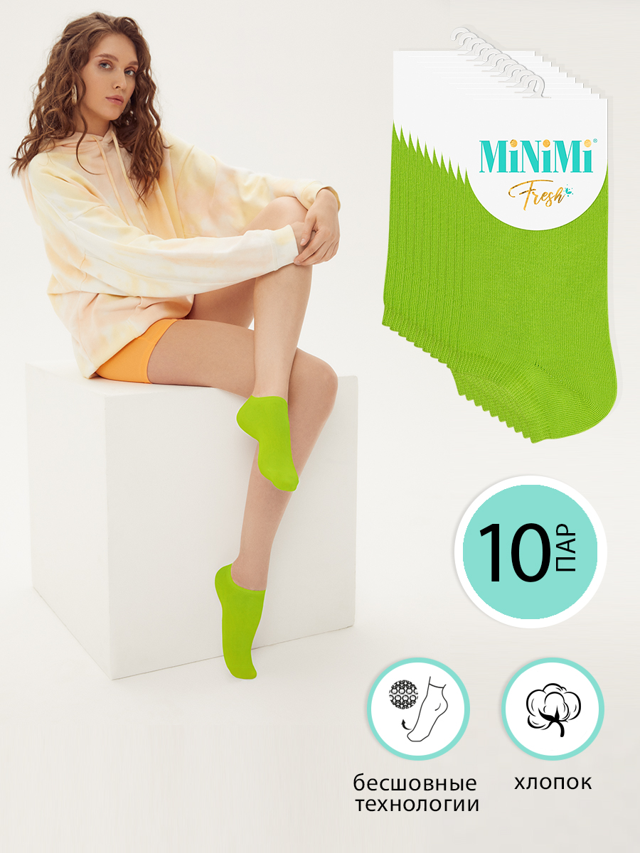 Комплект носков женских Minimi Basic SNL-538443 зеленых 39-41