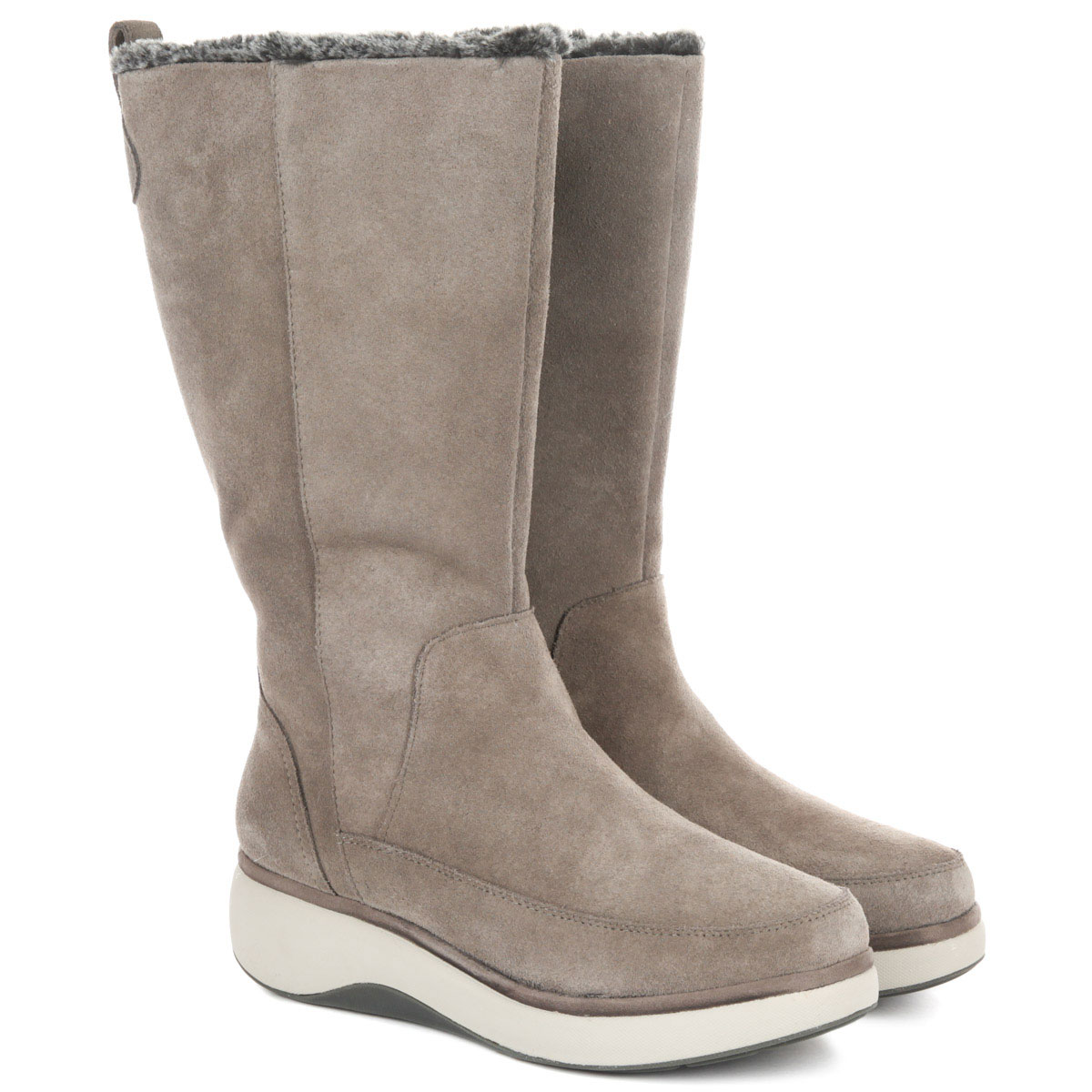 Сапоги женские Clarks Un Vista Hi2 26138559 серые 37 EU