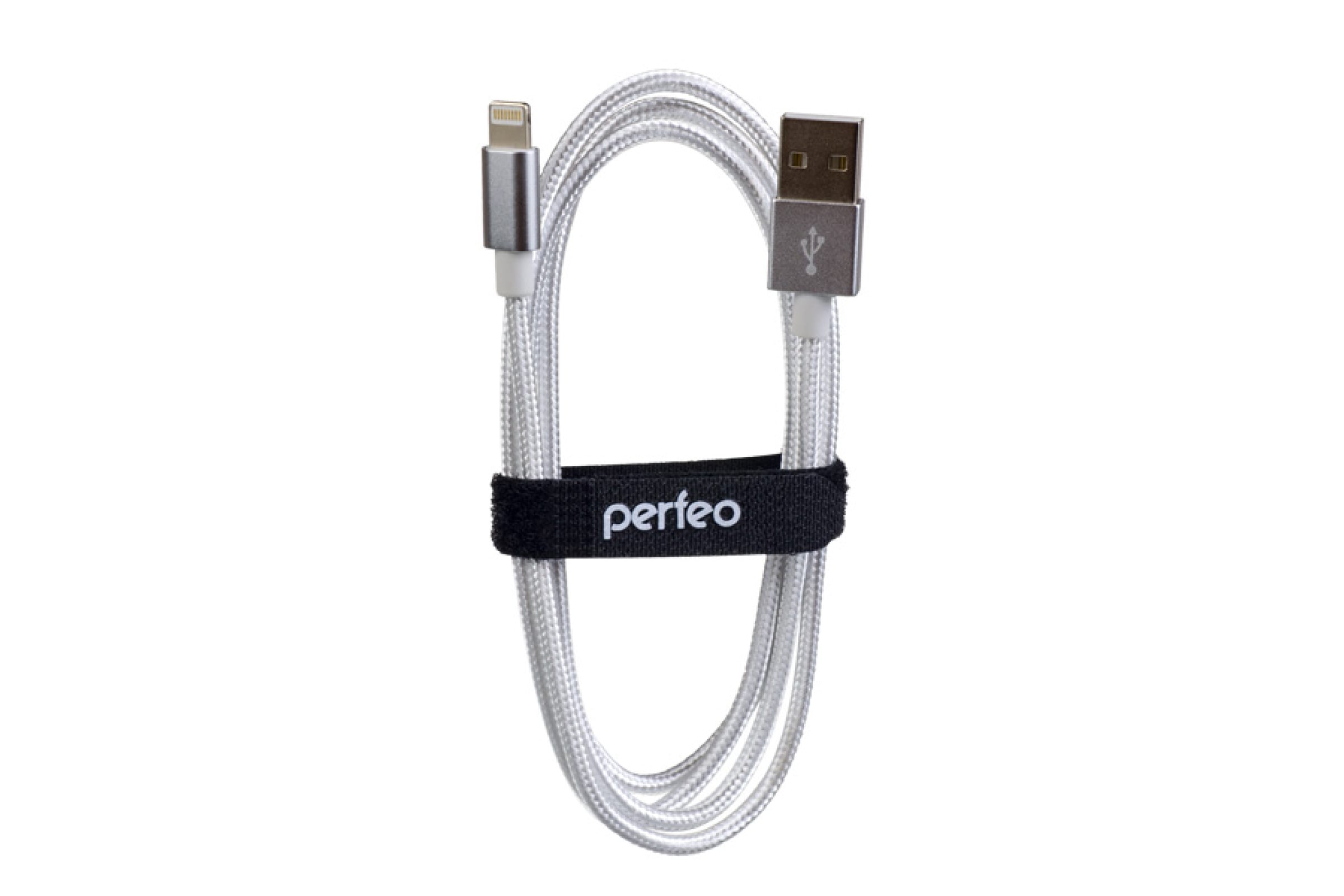 Кабель Perfeo для iPhone, USB - 8 PIN (Lightning), белый, длина 3 м. (I4302)