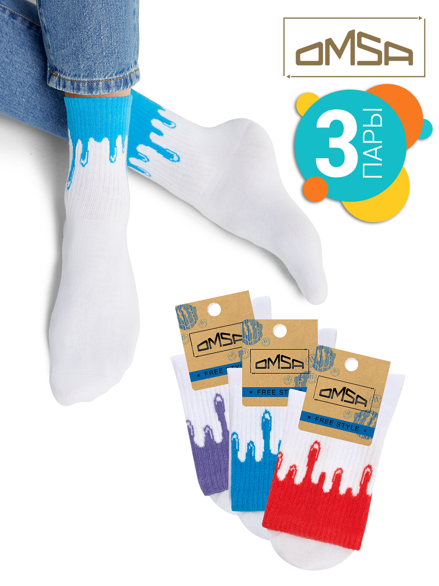 Комплект носков мужских Omsa SNL-543289 разноцветных 35-38