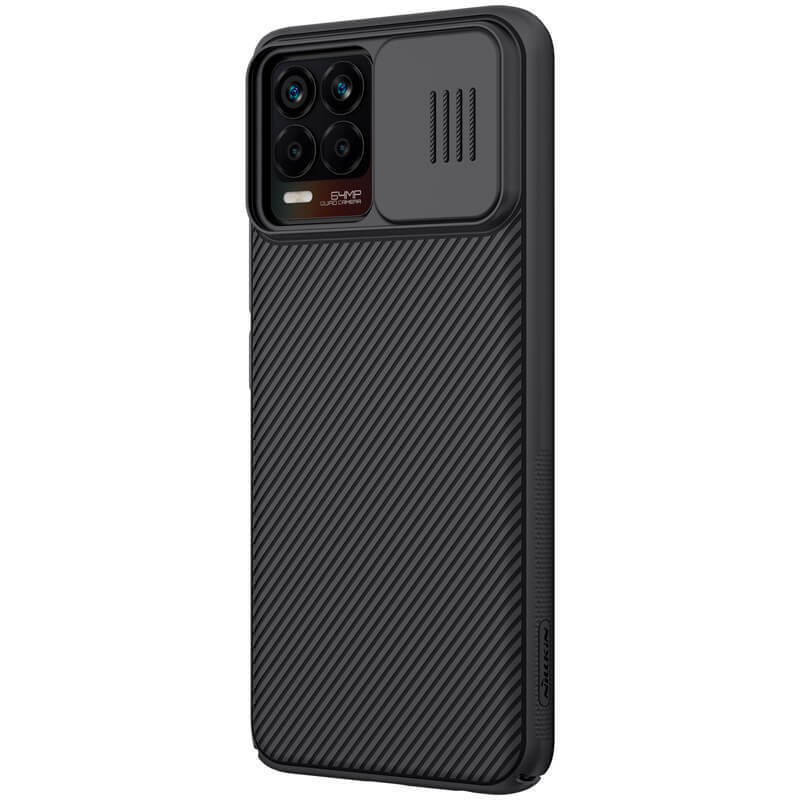 Накладка Nillkin CamShield Case с защитой камеры для Realme 8 Pro (черный)