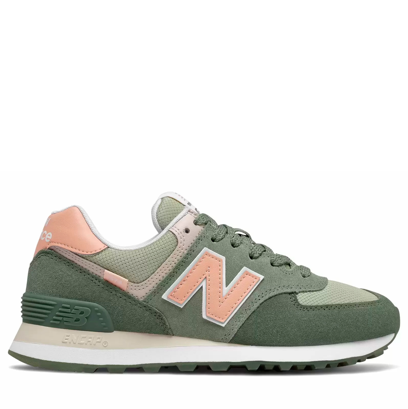 Кроссовки женские New Balance 574 хаки 40.5 EU