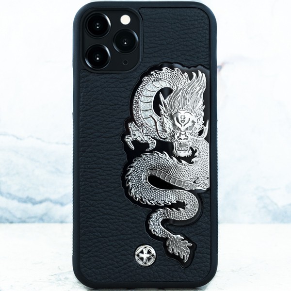 Чехол iPhone 13 Pro Max - Euphoria HM Premium Mighty Dragon Black - Euphoria HM Premium