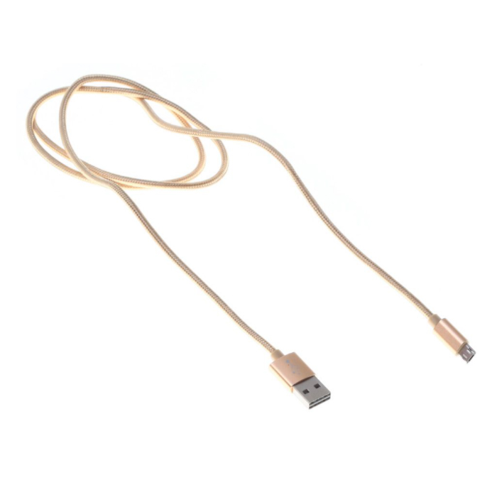 Кабель Buro Braided BHP RET MICUSB-BR USB A(m) micro USB B (m) 1м золотистый