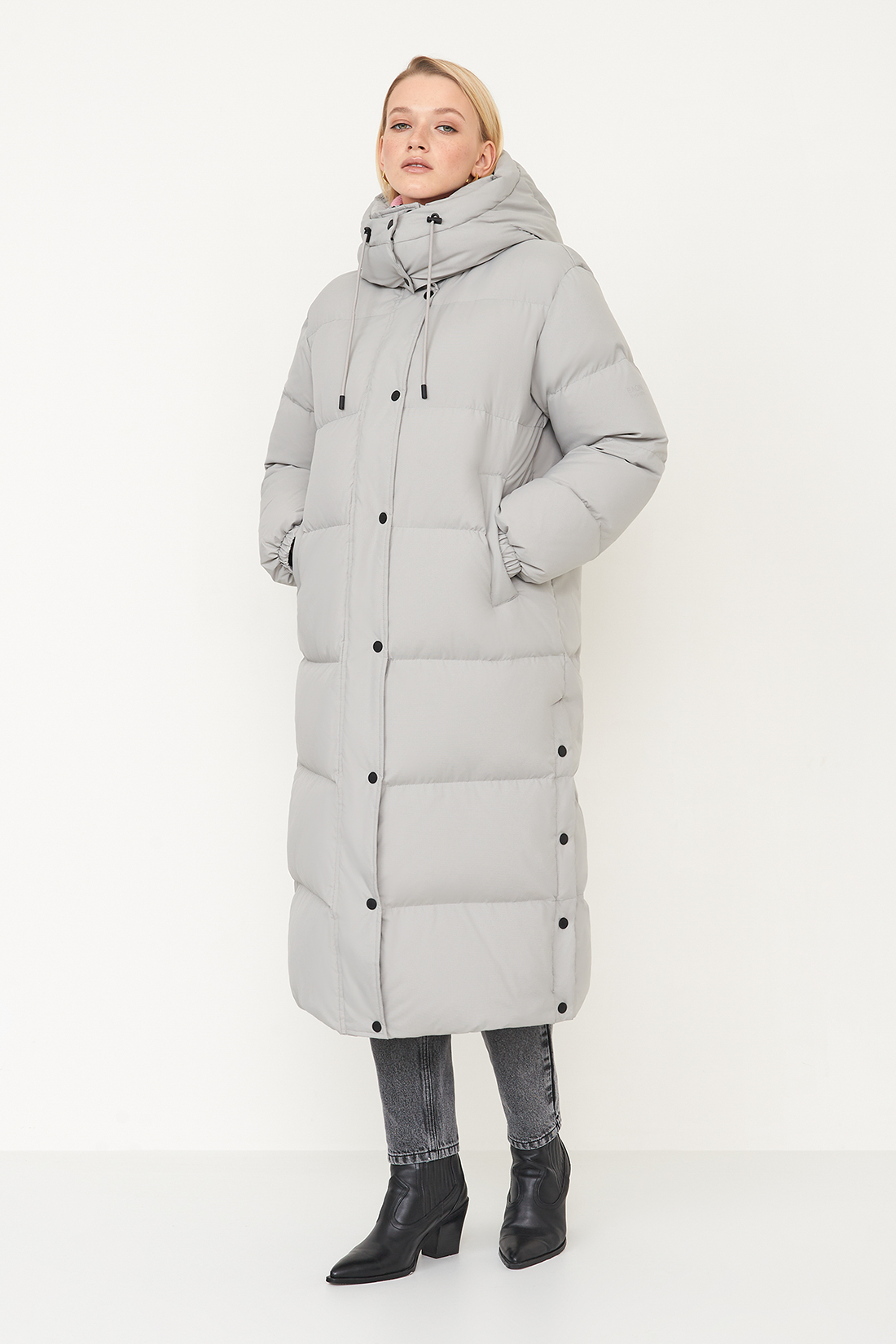 Пальто Baon для женщин, B0223518, серое, размер XL