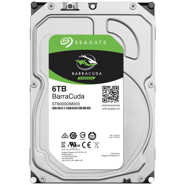 Жесткий диск Seagate BarraCuda 6ТБ (ST6000DM003)