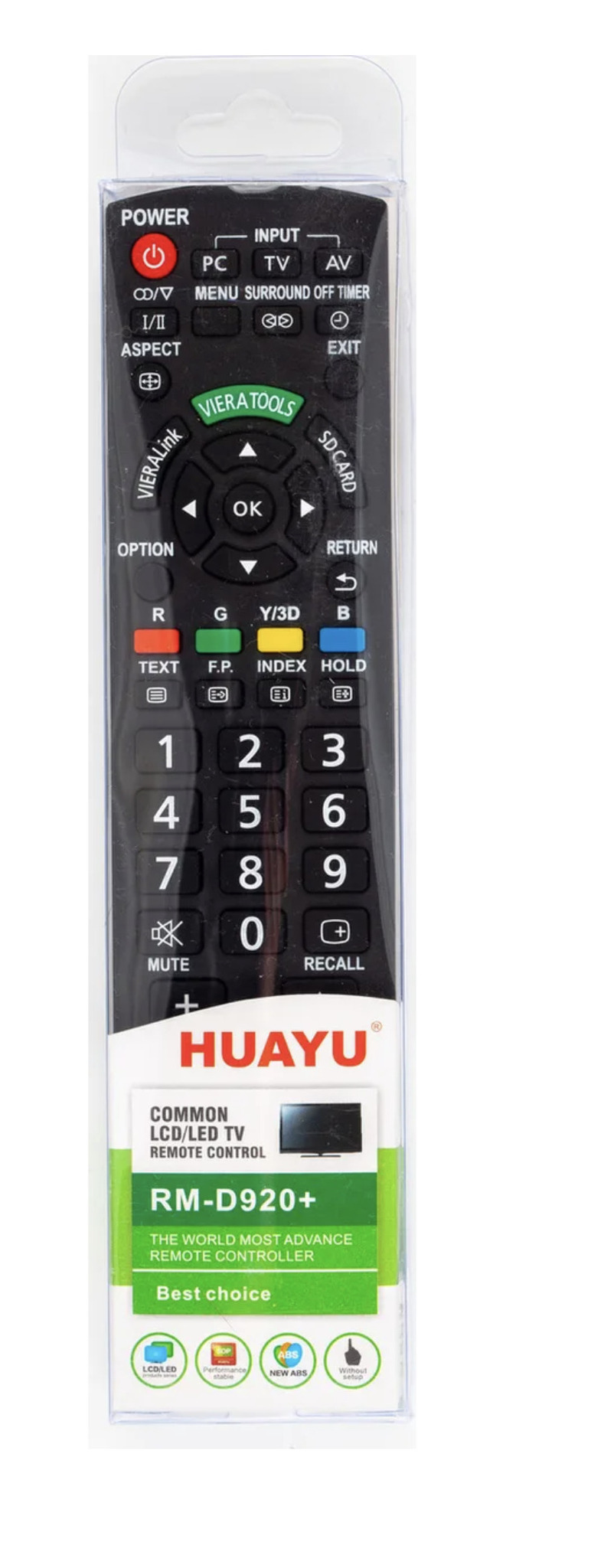 Пульт ДУ Huayu RM-D920+ 3D для Panasonic