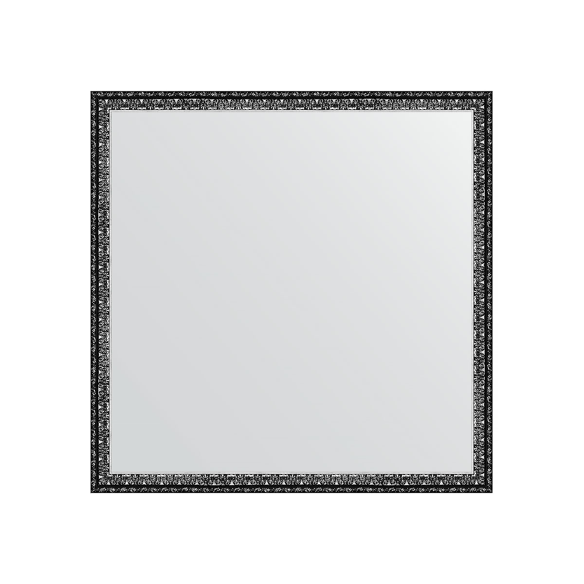 Зеркало в раме 71x71см Evoform BY 1018 черненое серебро