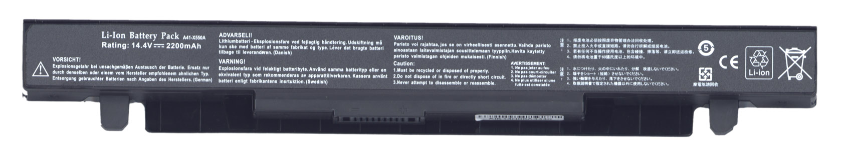 Аккумулятор для ноутбука Asus X550 A41-X550A 14,4V 2600mAh OEM Black