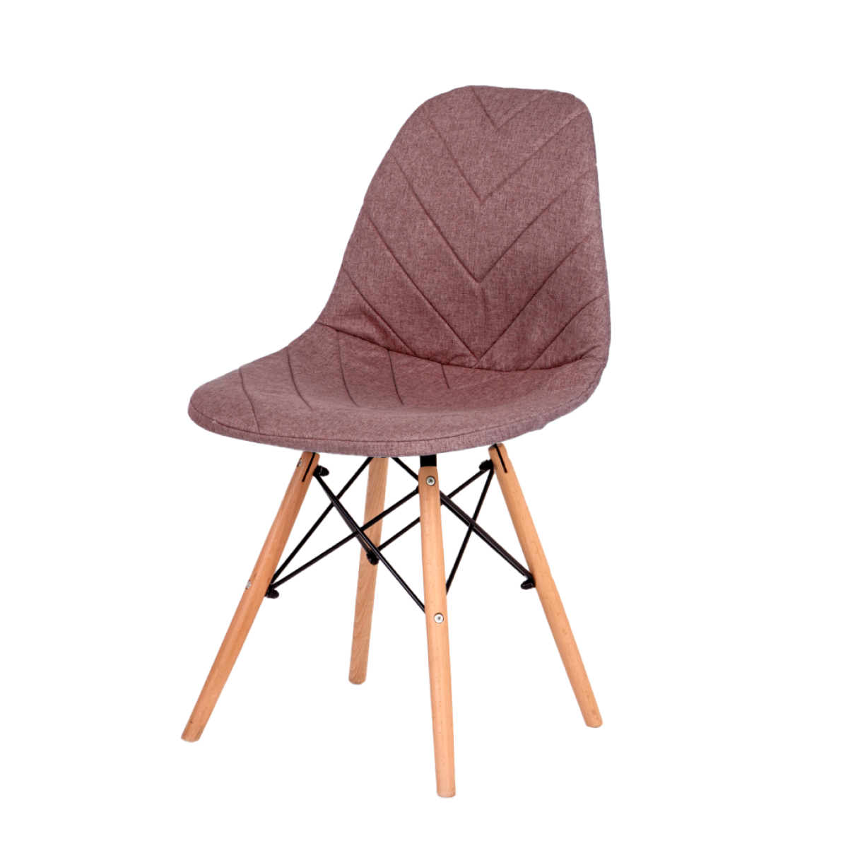 Чехол LuxAlto на стул Eames, Aspen, Giardino, рогожка Бордовый, 2 шт, 11532