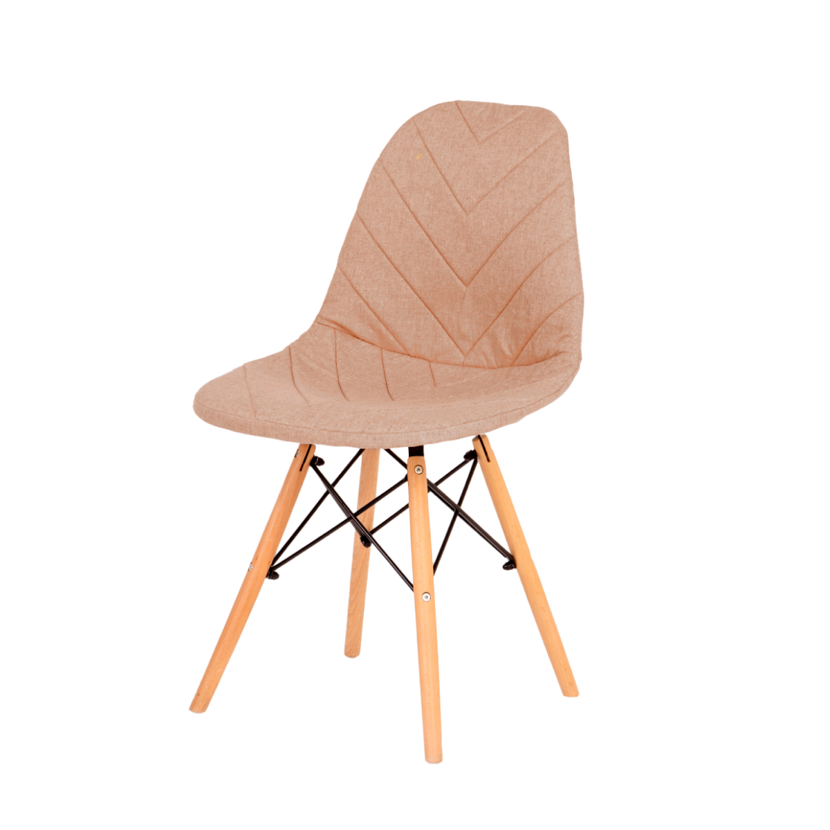 Чехол LuxAlto на стул Eames, Aspen, Giardino, рогожка Розовый, 2 шт, 11533