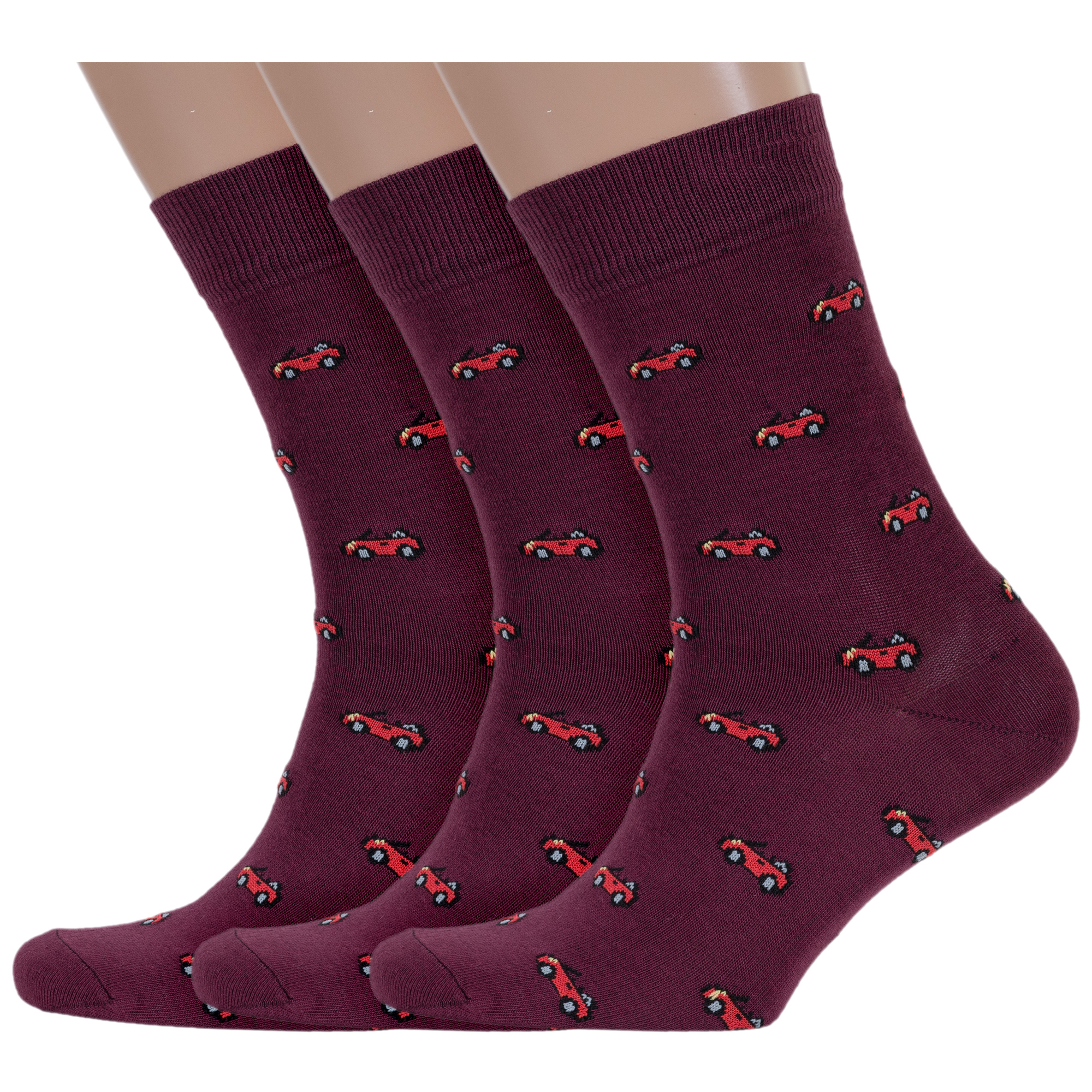 Комплект носков мужских Борисоглебский трикотаж 3-4С1009 разноцветных 27-29