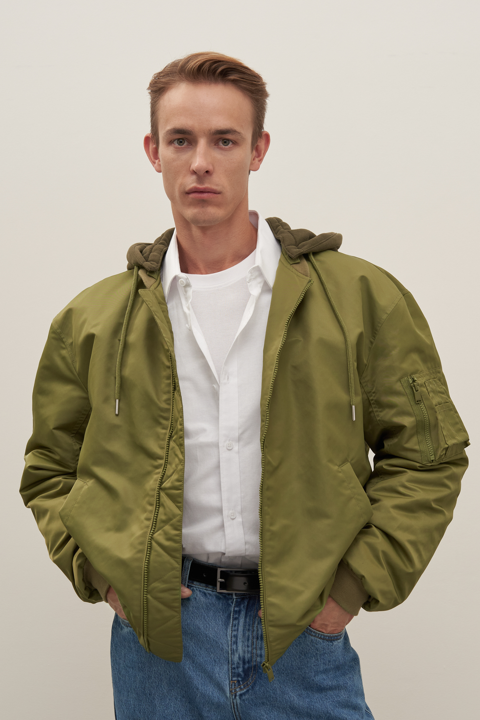 Куртка мужская Finn Flare FAC22032 хаки XL
