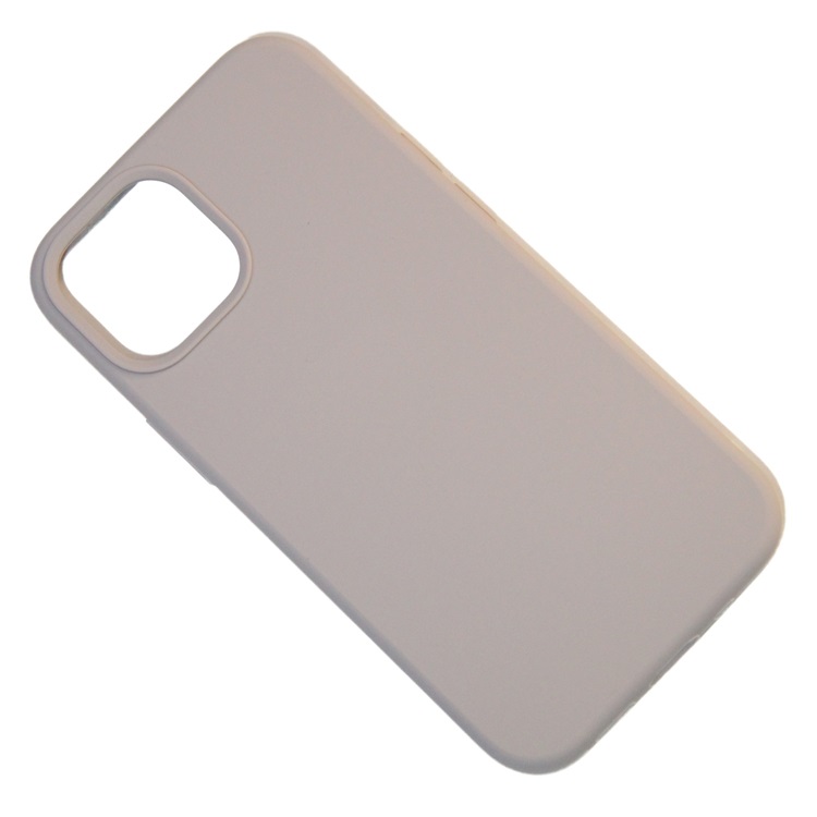Чехол iPhone 13 mini силиконовый Soft Touch <бежевый> (премиум)