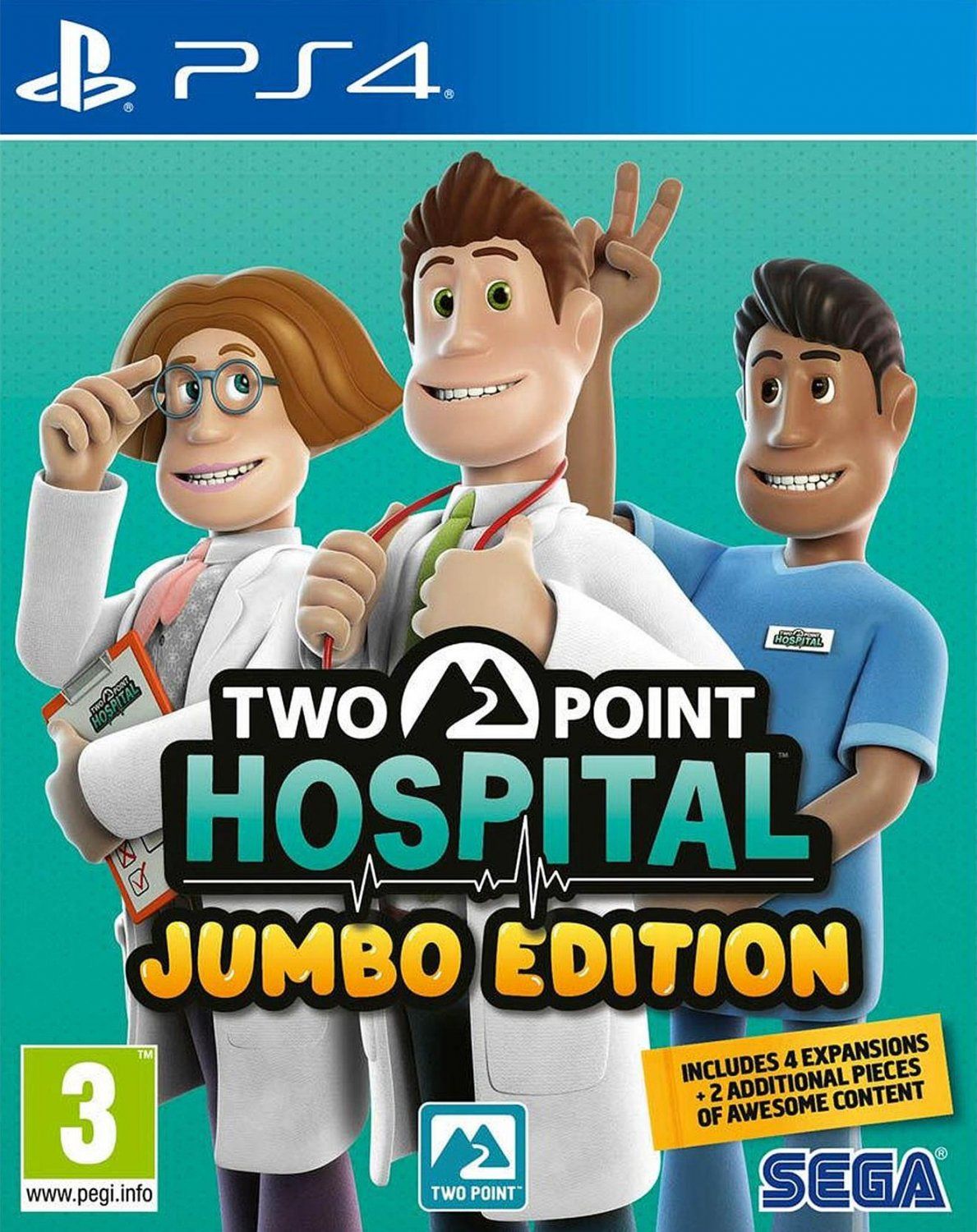 Игра Two Point Hospital Jumbo Edition Русская Версия (PS4)