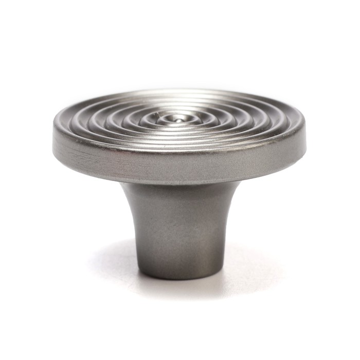 Ручка кнопка Cappio PK111 9905919, D=38 мм, графит