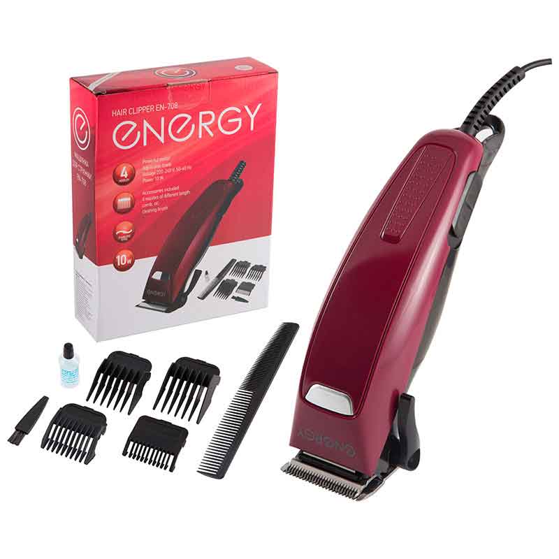 Машинка для стрижки волос Energy EN-708 Red