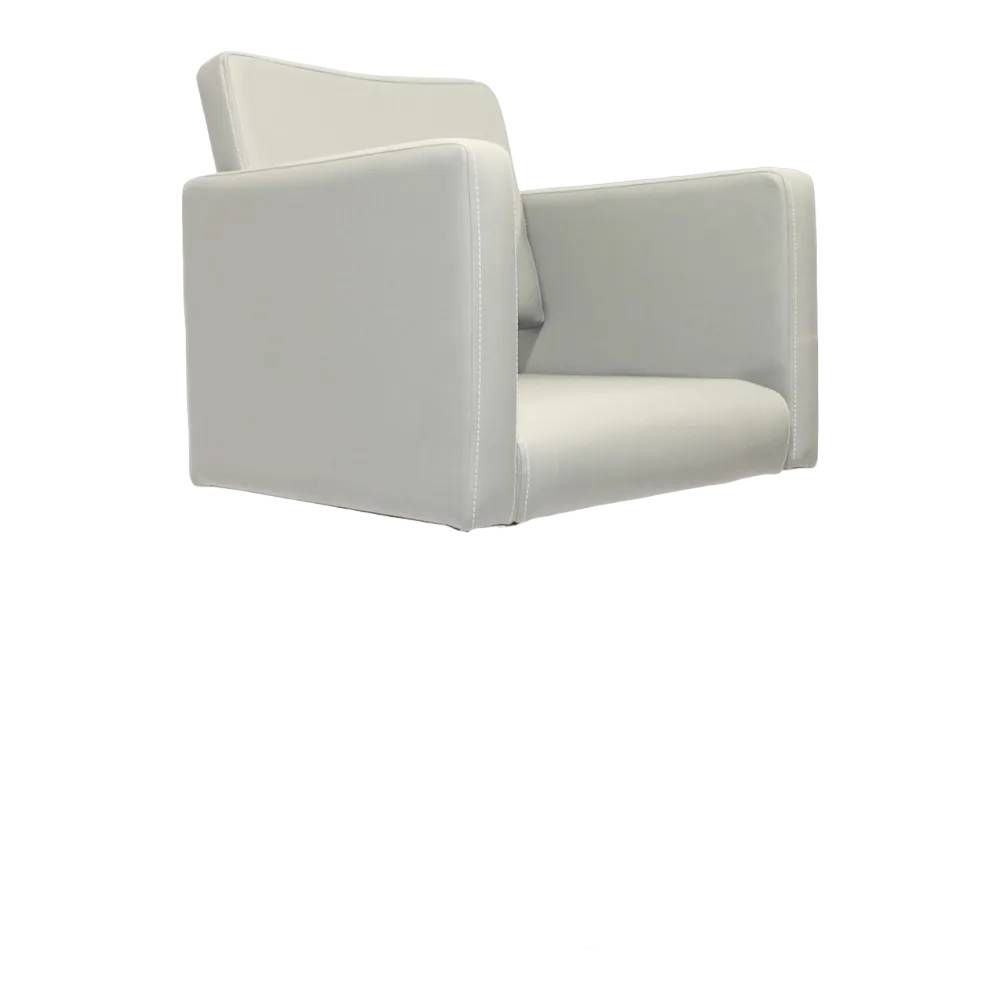 Парикмахерское кресло Кубик серый 65х50х57