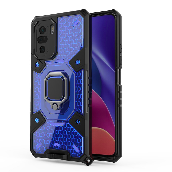 Противоударный чехол с Innovation Case c защитой камеры для Xiaomi Poco F3 / Redmi K40 (Pr