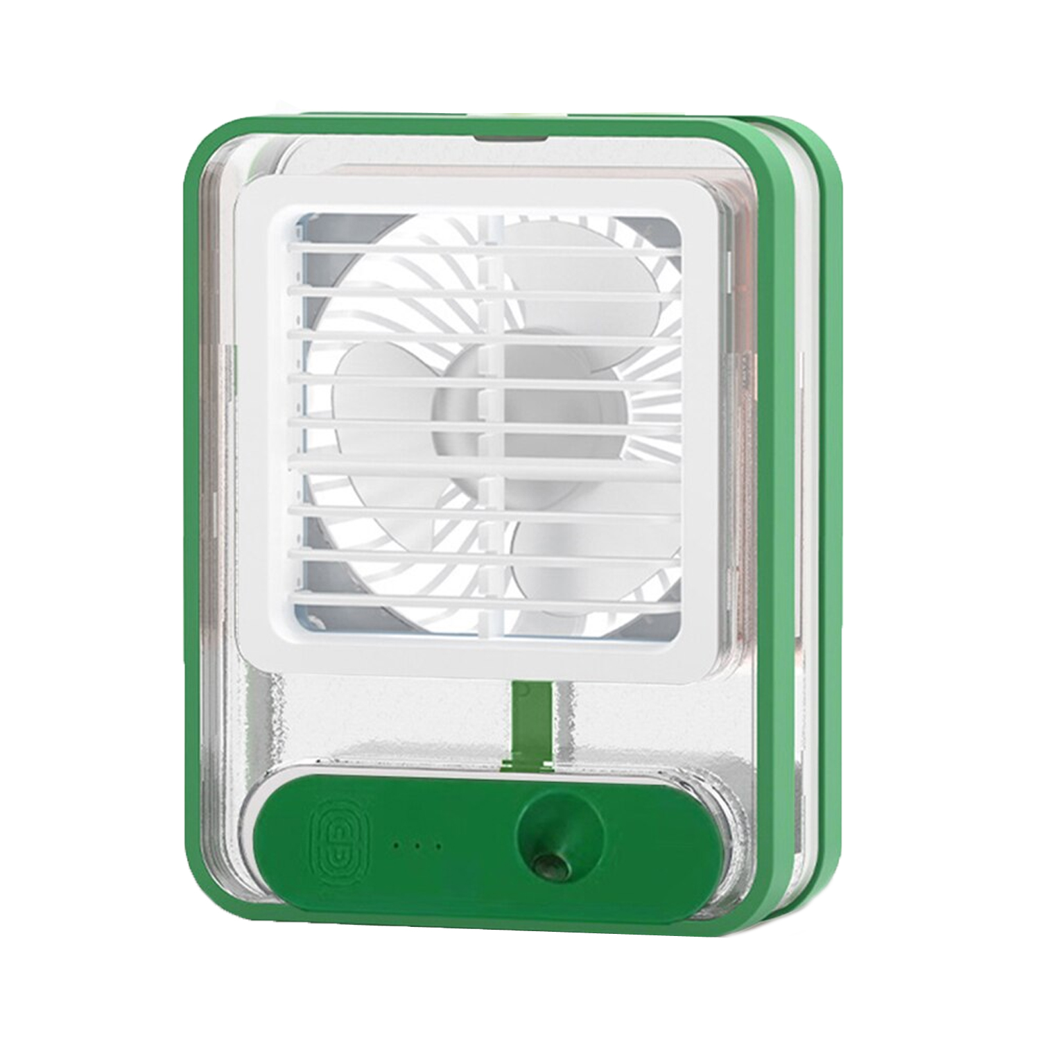 Вентилятор настольный Nano Shot Fan-Cooling белый, зеленый